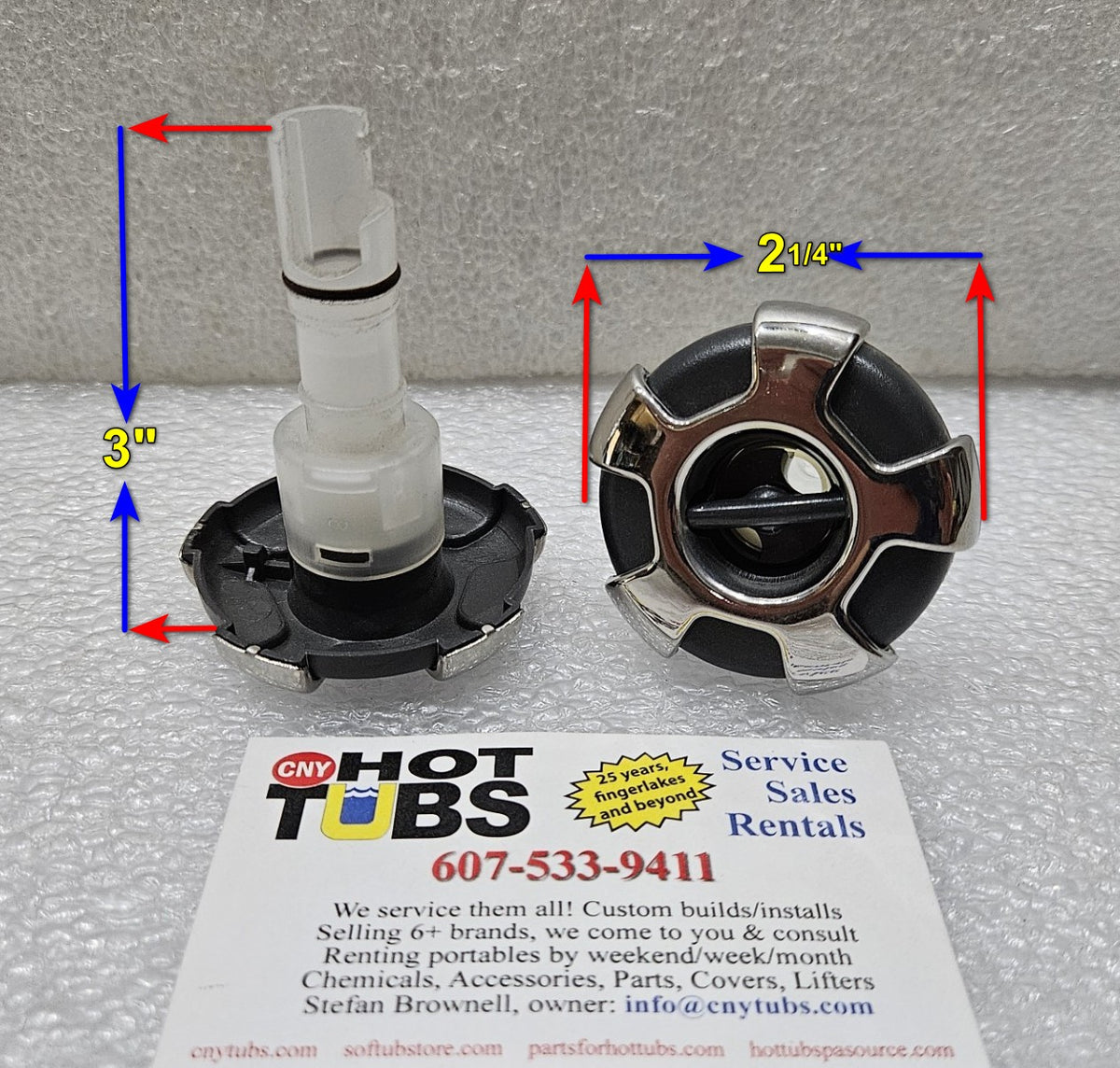 Jacuzzi Classic 200 PRO Pulsator jet, SS crown face – Hot Tub Spa Source