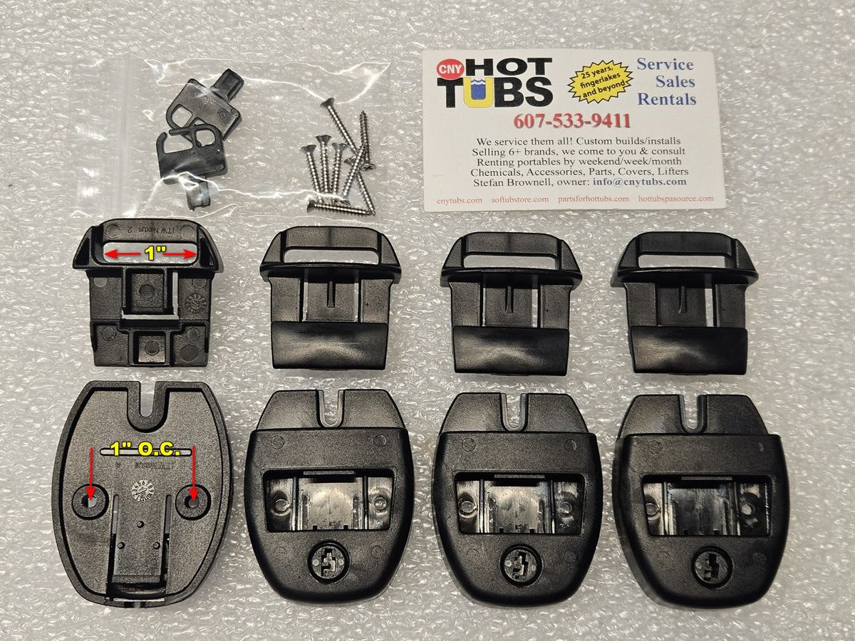 Spa cover locks - PUSH style – Hot Tub Spa Source