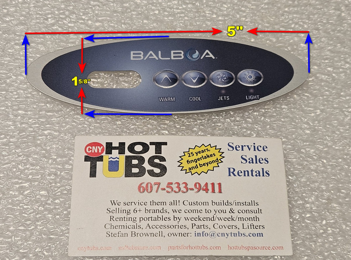 Balboa VL240 Overlay Sticker – Hot Tub Spa Source