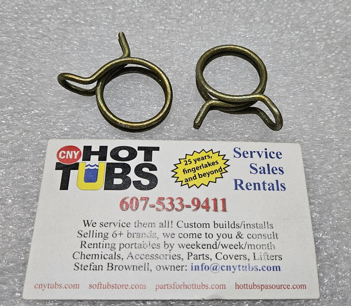 Tubing clamps for 3/4" ID hose, QTY 25 – Hot Tub Spa Source