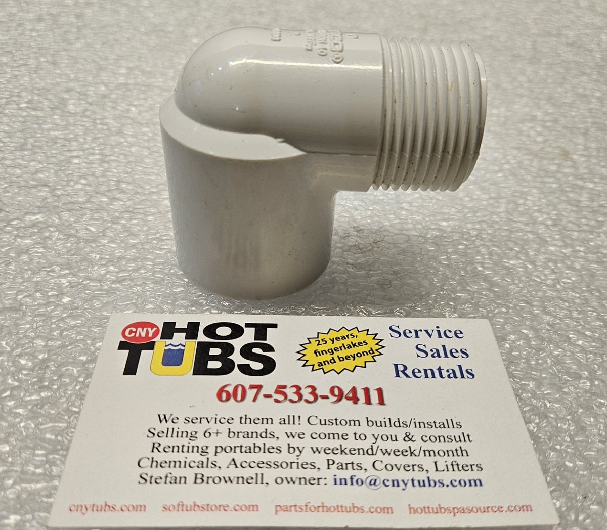 1 inch MPT X 1 inch 90 ELBOW – Hot Tub Spa Source