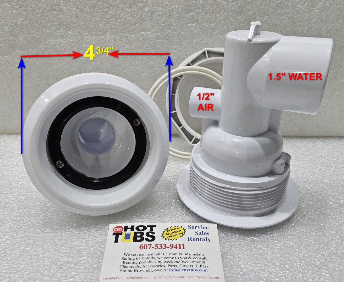 Jacuzzi/CMP Whirlpool jet Body, complete – Hot Tub Spa Source