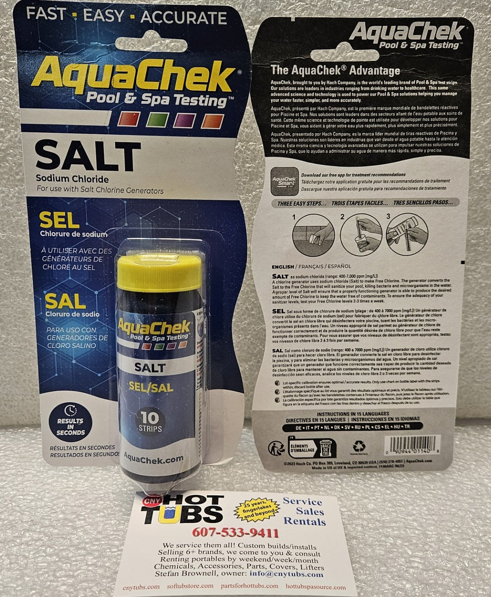 AquaChek SALT test strips – Hot Tub Spa Source