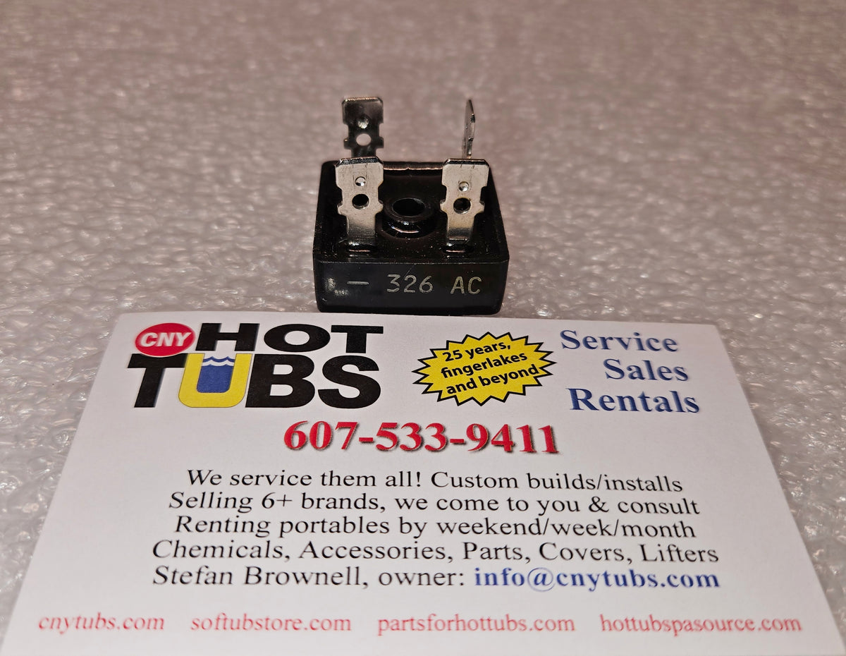 Bridge Rectifier, 120V AC to 110V DC, 10 AMP – Hot Tub Spa Source