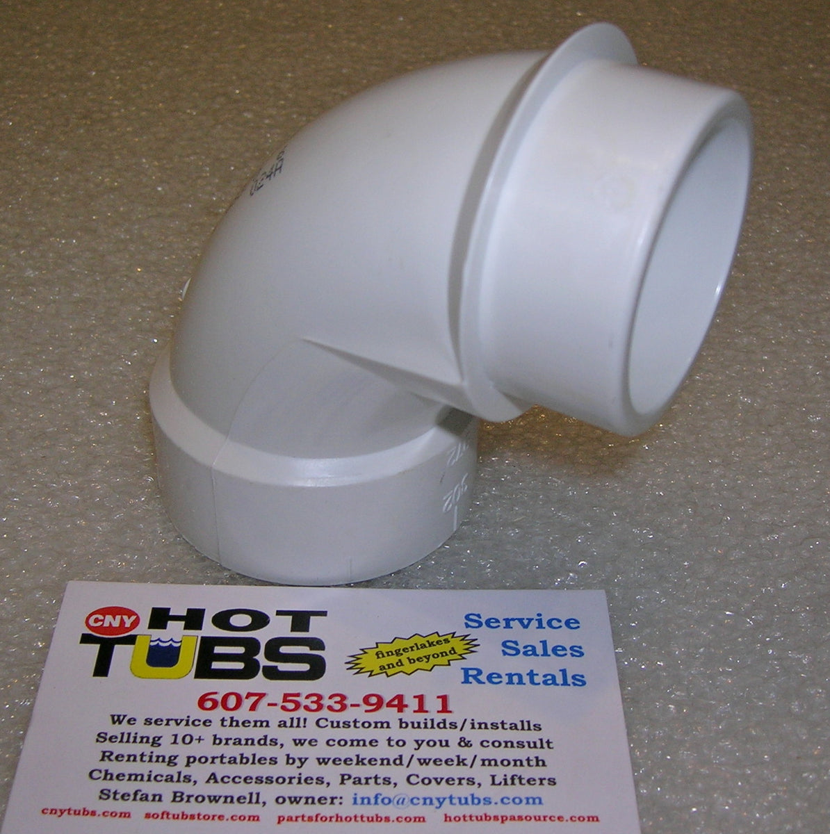 1-1/2" 90 Degree PVC Street Elbow, COMPACT – Hot Tub Spa Source