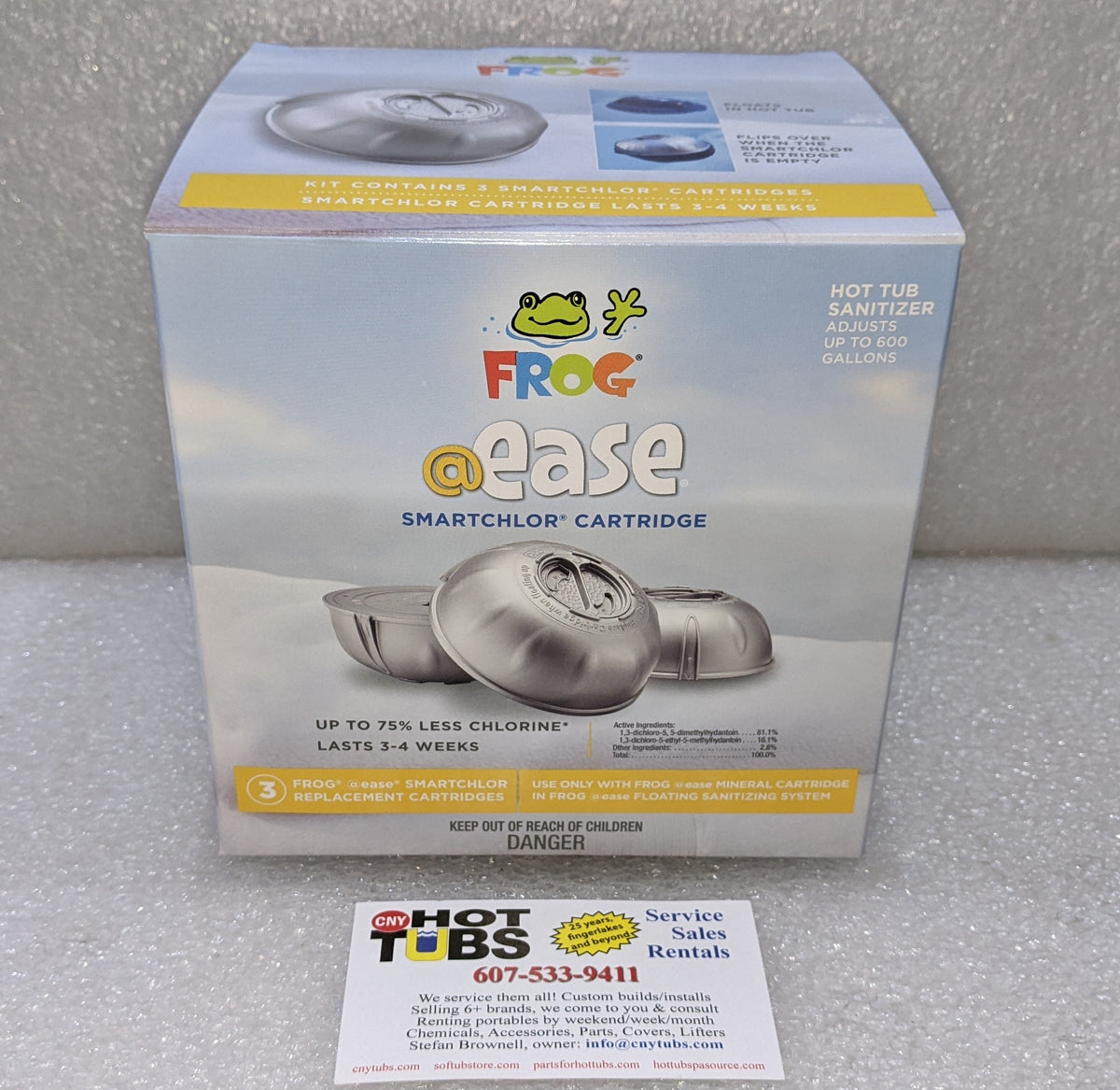 FROG @Ease SmartChlor 3 pack chlorine cartridges – Hot Tub Spa Source