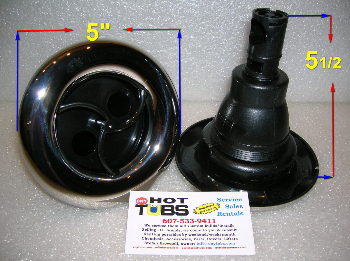 Rising Dragon Quantum Spa Jet, Black Twin Roto 5", Thread in – Hot Tub ...