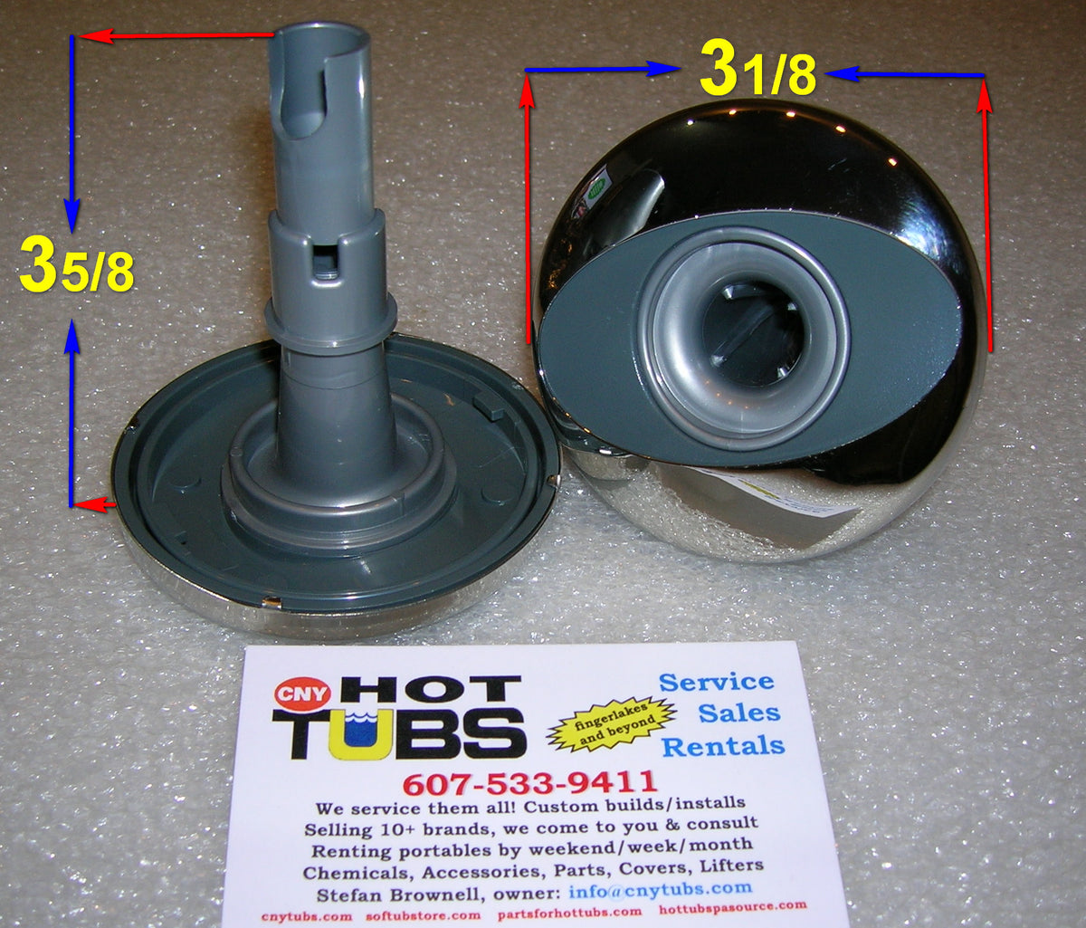 Jacuzzi Mini PowerPro FX Jet Stainless – Hot Tub Spa Source