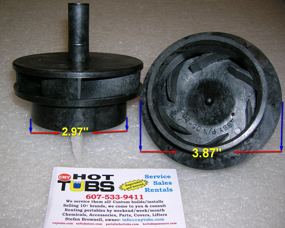 Jacuzzi J200/J300 Spa Pump Impeller 2 HP – Hot Tub Spa Source