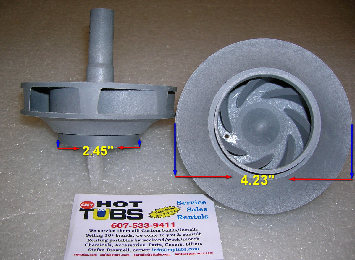 Jacuzzi J200/J300 Spa Pump Impeller 2.5 HP – Hot Tub Spa Source