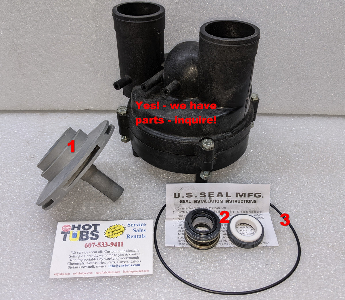 2nd Gen pump parts for Softub Spas – Hot Tub Spa Source