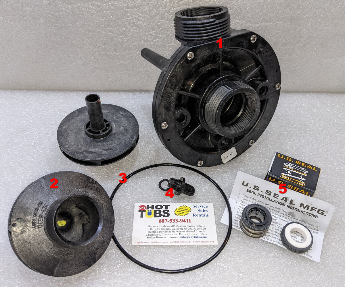 Waterway E Series center discharge pump – Hot Tub Spa Source